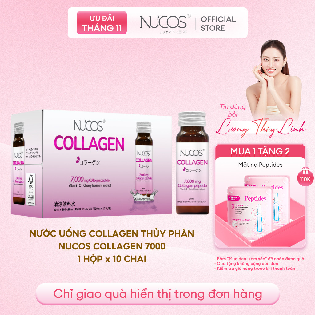 Nucos Collagen 7.000 hydrolyzed Collagen nourishes skin, brightens and ...