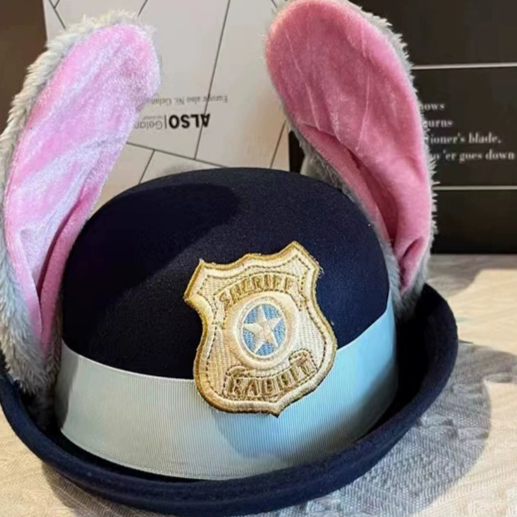 Disney Judy Hopps Hat Rabbit Top Hat Zootopia Officer Judy Hat Children ...