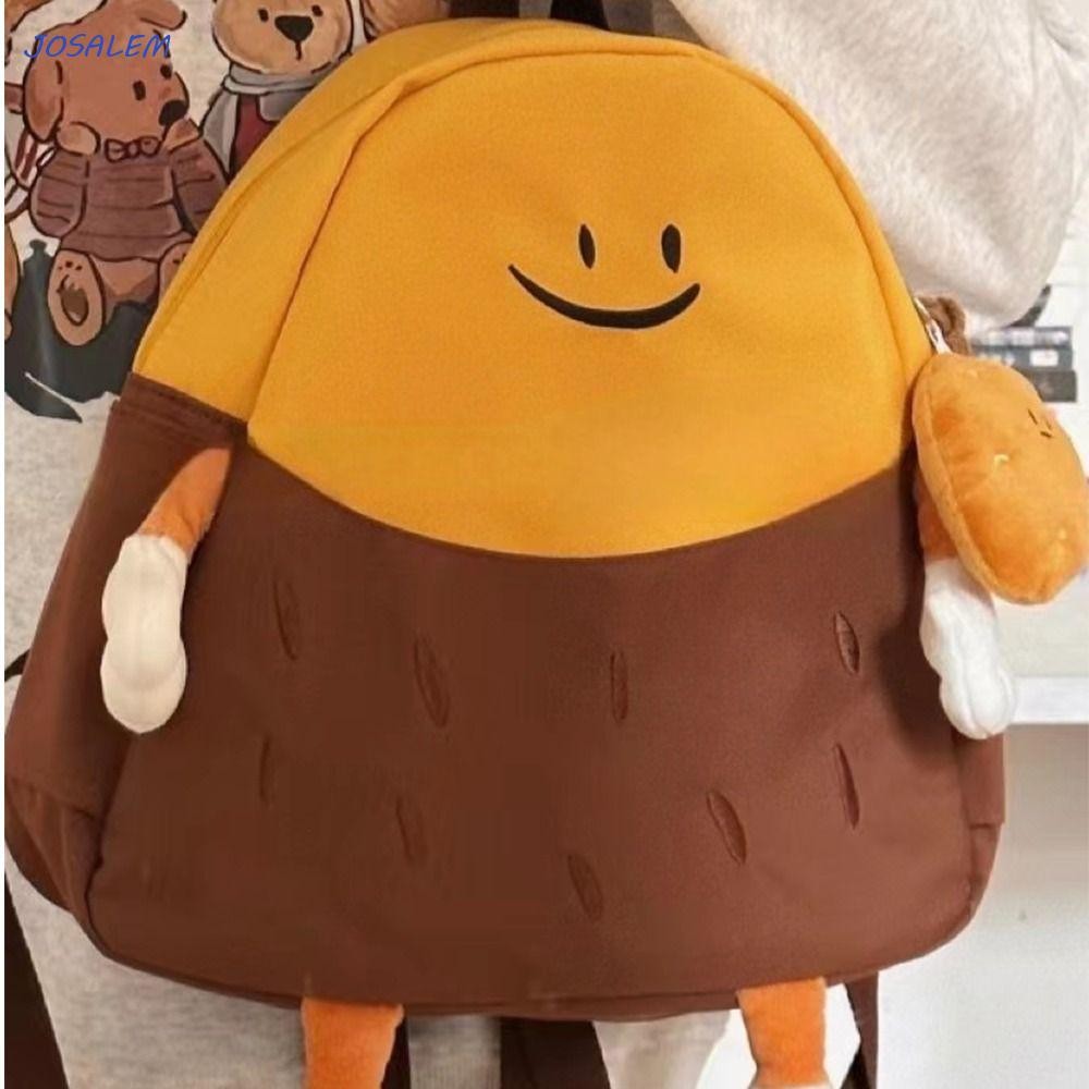JOSALEM Potato Backpack, Cute Expression Preppy Style Cartoon ...