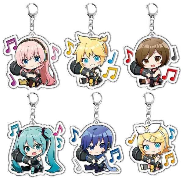 keychain mathcing keychain cute Anime Hatsune Miku rantai kunci ...