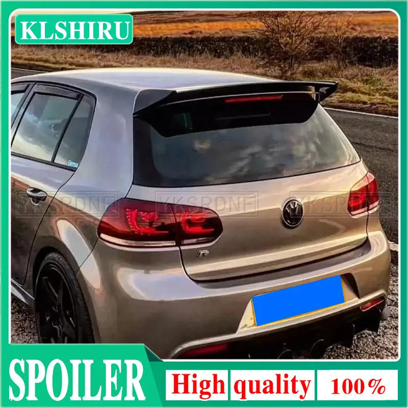 Rear Roof Spoiler for Volkswagen VW Golf 6 MK6 VI GTI R20 2010-2013 ABS ...