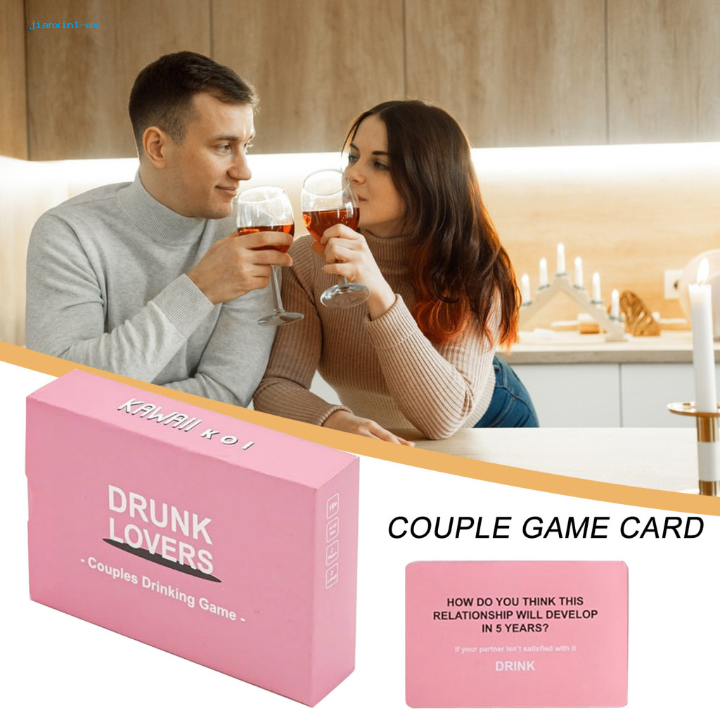 Partner Game Card Set 50pcs Couple Adventure Challenge Card Deck for ...