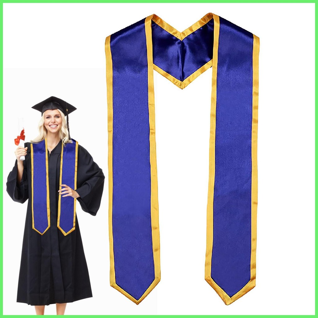 Graduation Sash Adult Graduation Stole Sash Stoles Long With Trim ...