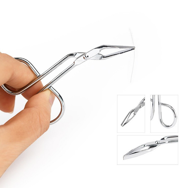 SUM El Eyebrow Plucker Stainless Steel El Clip Scissor Tweezers Plier ...