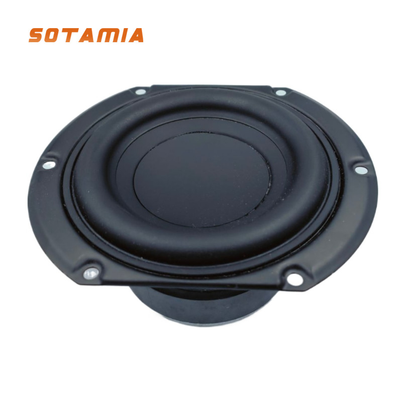 SOTAMIA 1Pcs 4 Inch Bass Midrange Speaker 4 Ohm 20W Bass Speaker ...