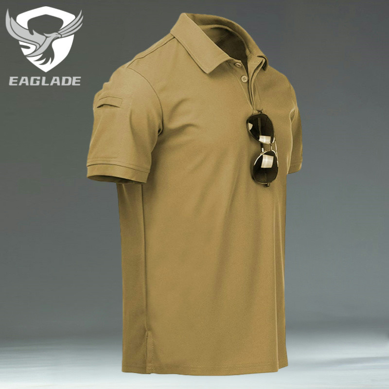 Eaglade Tactical Polo for Men IXP in Khaki A01 | Shopee Malaysia