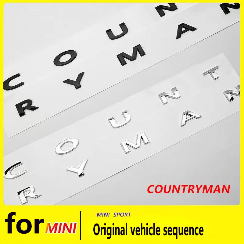 1PCS 3D ABSl ALL4 Logo Emblem Sticker For MINI R60 R61 F60 F54 F55 F56 ...