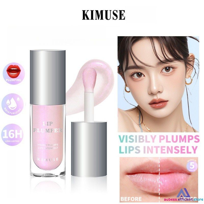 KIMUSE Lip Oil Plumping Mirror Crystal Jelly Moisturizing Water Light ...
