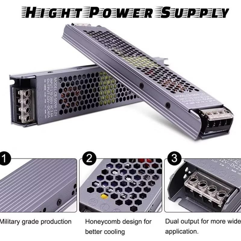 High LED Power Supply Driver LED Strip Driver Power Supply 60W 100W ...
