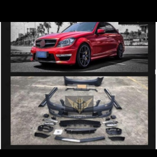 MERCEDES BENZ W204 C63 C300 AMG Bodykit body kit FULL SET | Shopee Malaysia