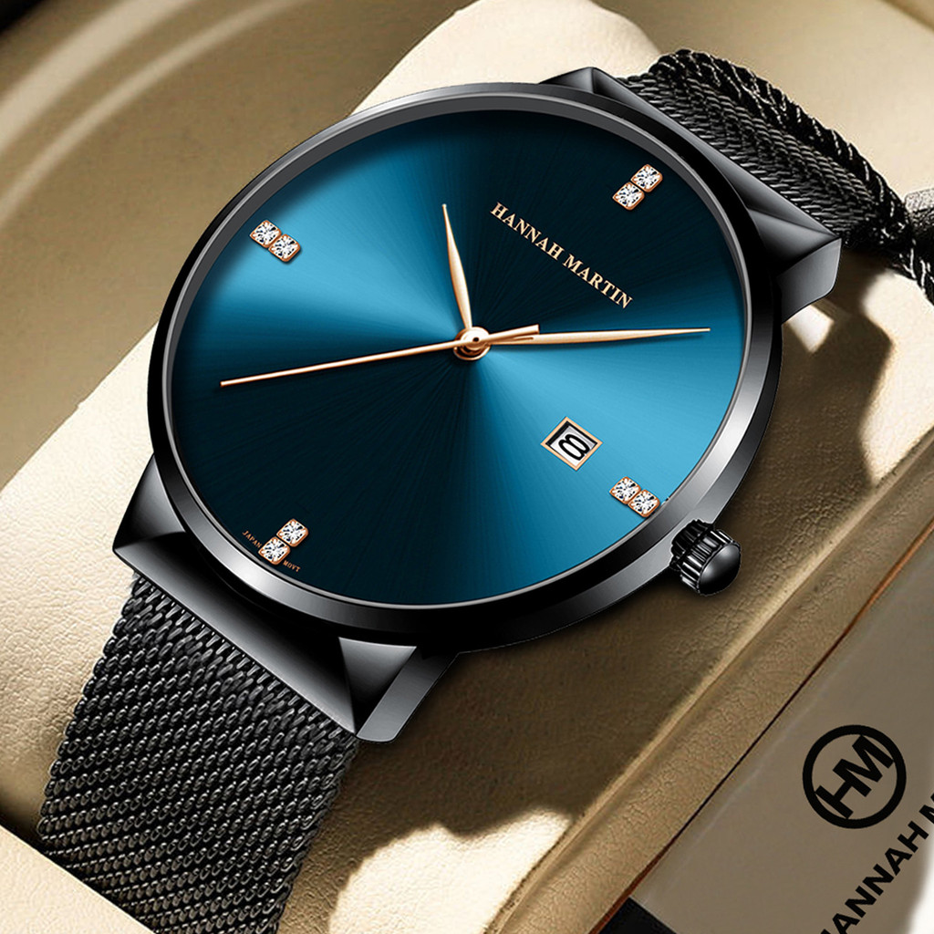 Japanese Movement Quartz Watch for Men Fashion Rhinestones Luxury ...