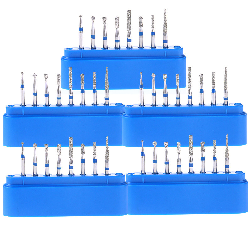 Set Dental Diamond Burs Set For High Speed Handpiece Cavity Preparation ...