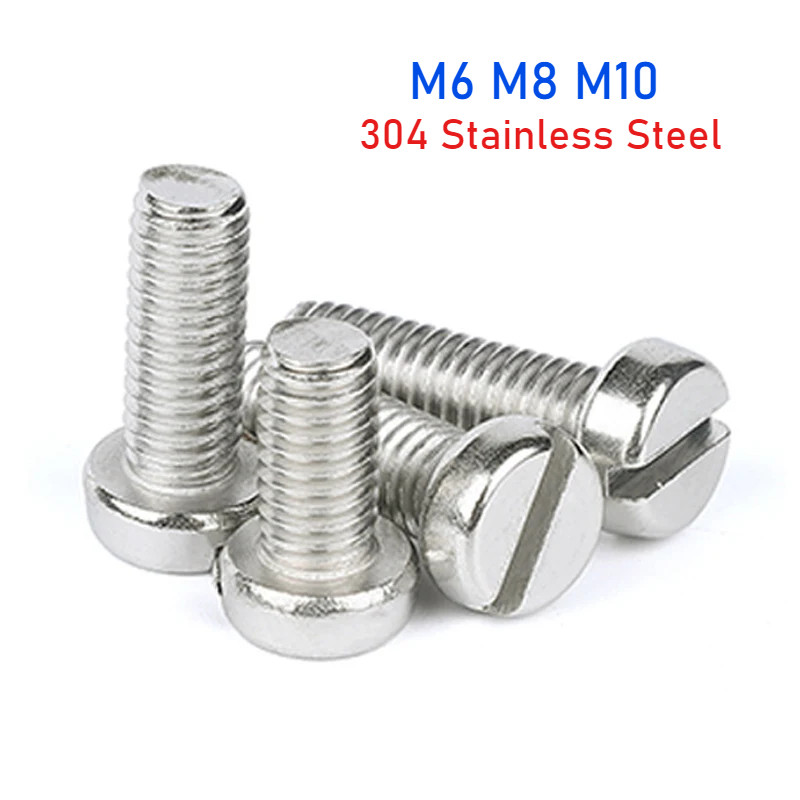 M6 M8 M10 304 Stainless Steel One Channel Cylindrical Head Screws ...