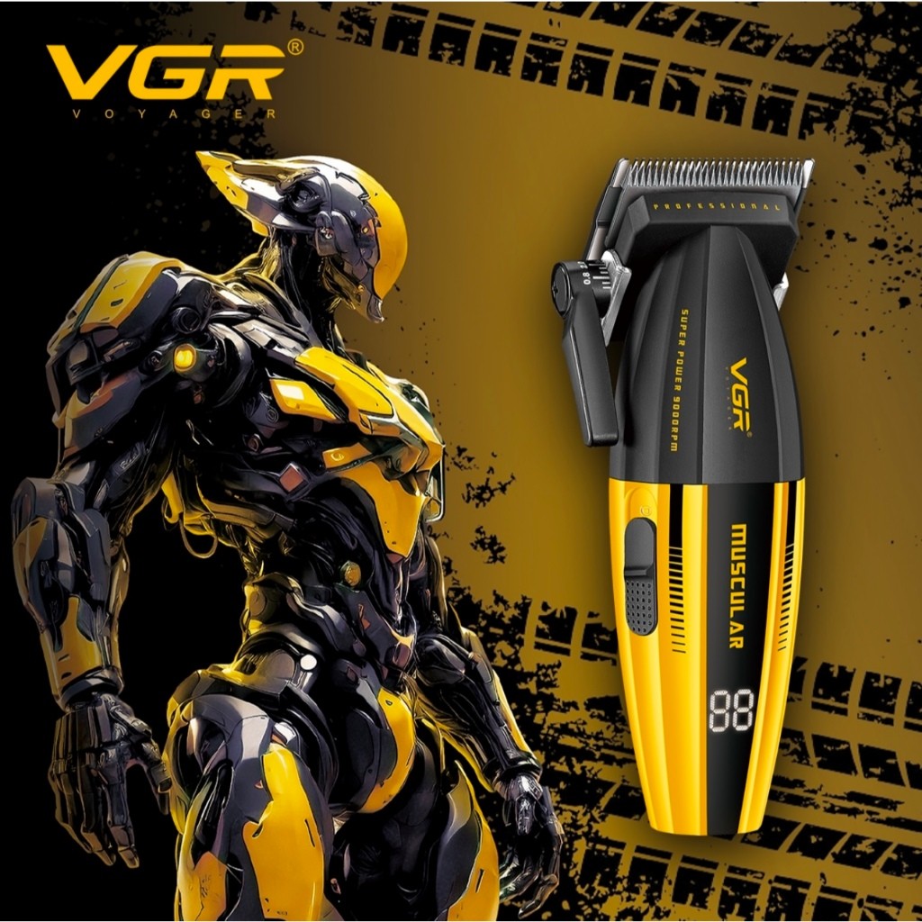 VGR V-285 SUPER POWER 9000RPM Muscular Hair Clipper Mesin Potong Rambut Mini Trimmer Shaver V285 ...