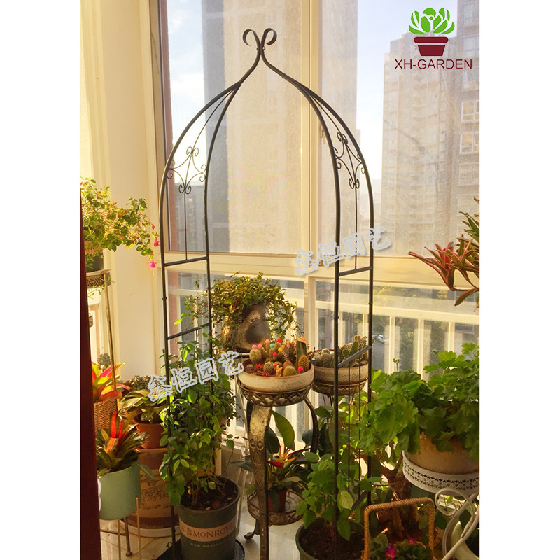 Ada Stok Balkoni Moden Lantai Berdiri Rose Besi Gerbang Bunga Stand ...