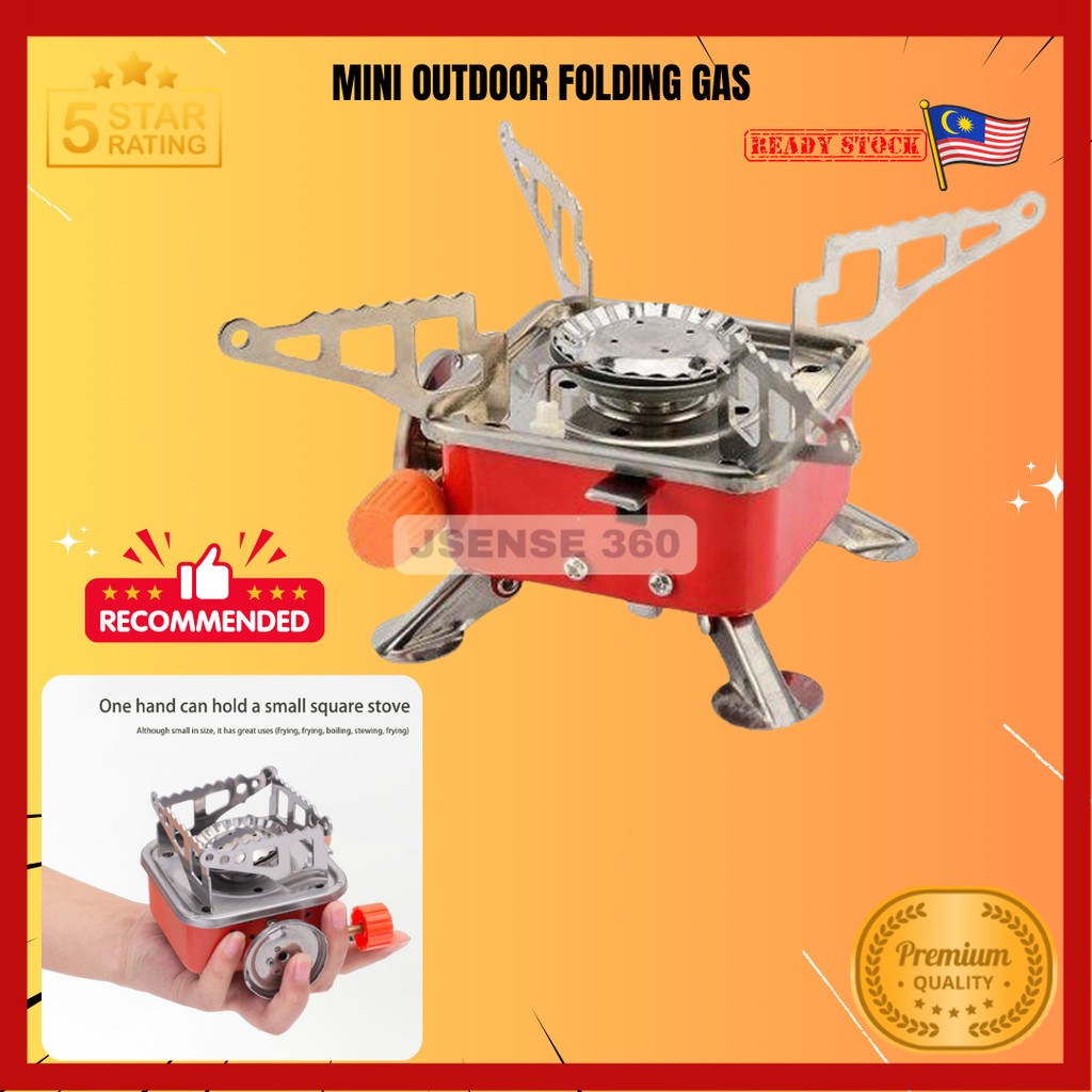 Mini Gas Stove Outdoor Folding Camping Small Stove Portable Outdoor ...