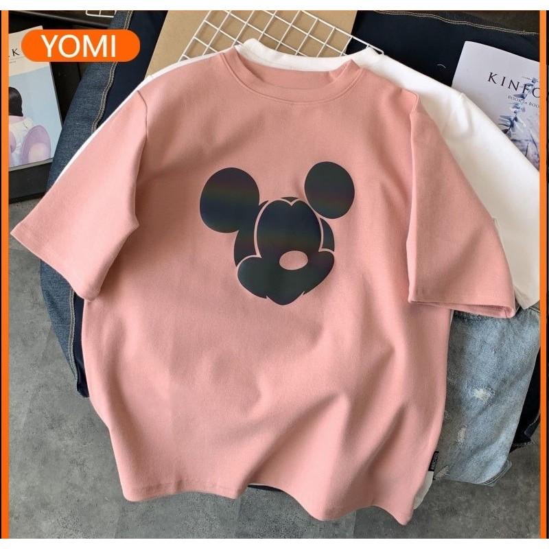 COD Girls T-shirt 100% Cotton Short Sleeve Boys Shirt Cartoon Mickey ...