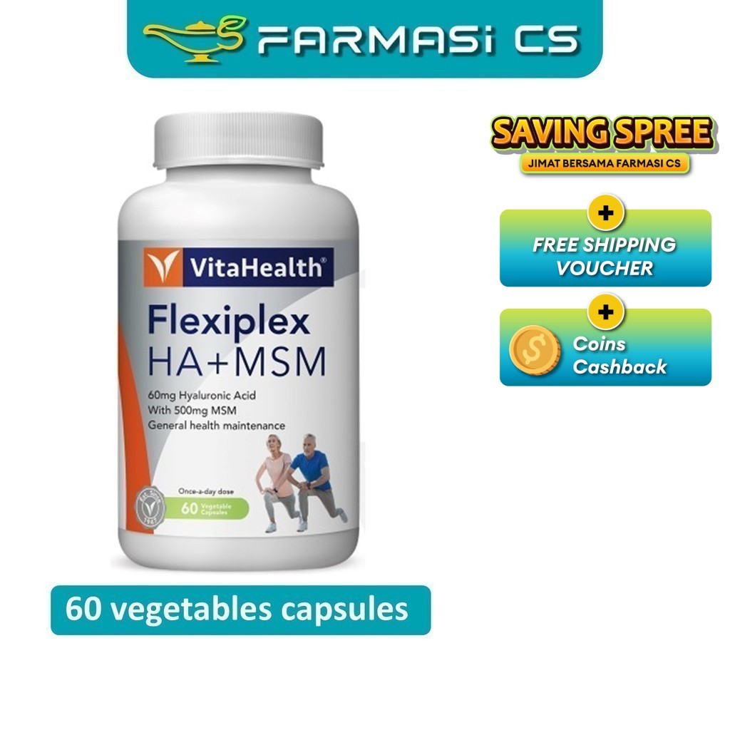 VitaHealth Flexiplex MSM & HA 60 capsules EXP:01/2027 [ Vita Health ...