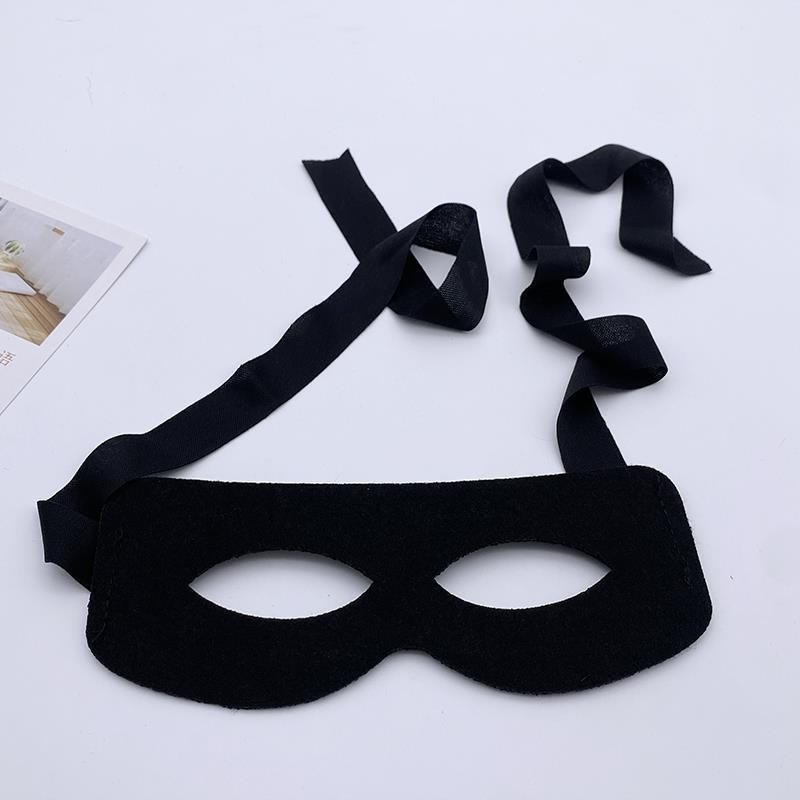 Halloween Mask Zoro Eye Mask Half Face COS cosplay Black Show ...