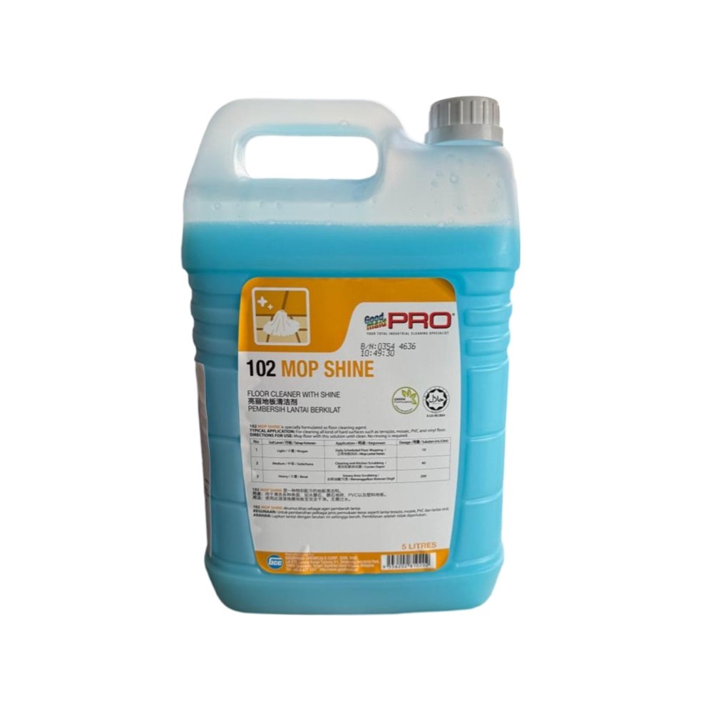 GOODMAID PRO GMP102 MOP & SHINE (5L) Floor Cleaner with Shine / 地板清洁剂 / CHEMICAL MOP LANTAI ...