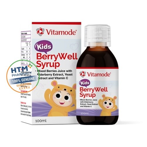 Vitamode Kids Berry Well Syrup 100ml HTM Pharmacy | Shopee Malaysia