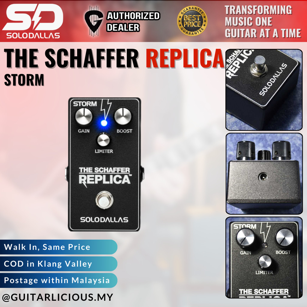 SoloDallas The Schaffer Replica® - Storm ( SD-STRM-BLK ) | Shopee Malaysia