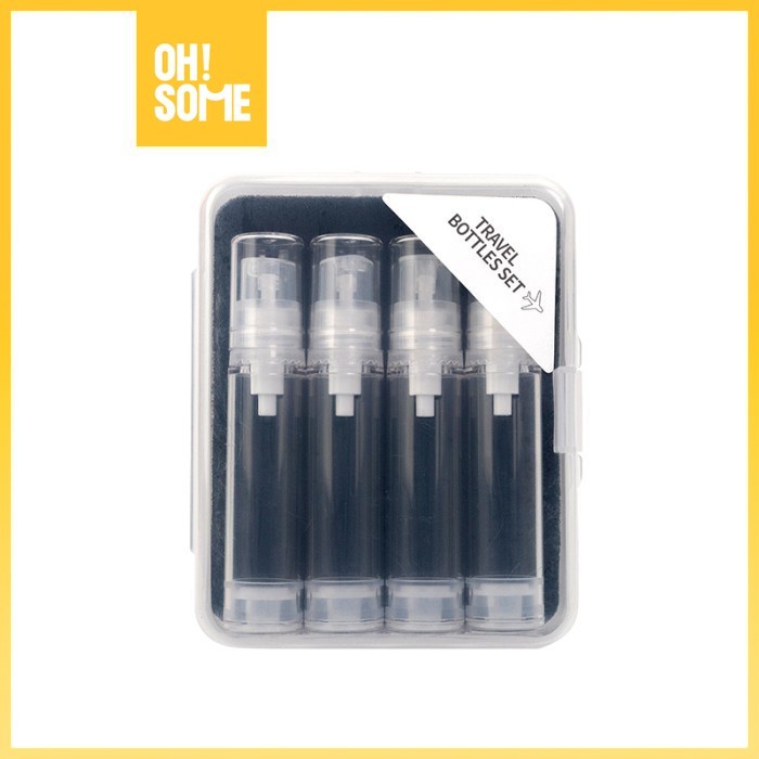 OHSOME - 4 Pcs Sladko Travel Bottle Vacuum Pump Set – Spray & Pump ...