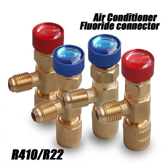 365DIY Safety Valve Adapter R410a R22 R32 Refrigerant Charging ...