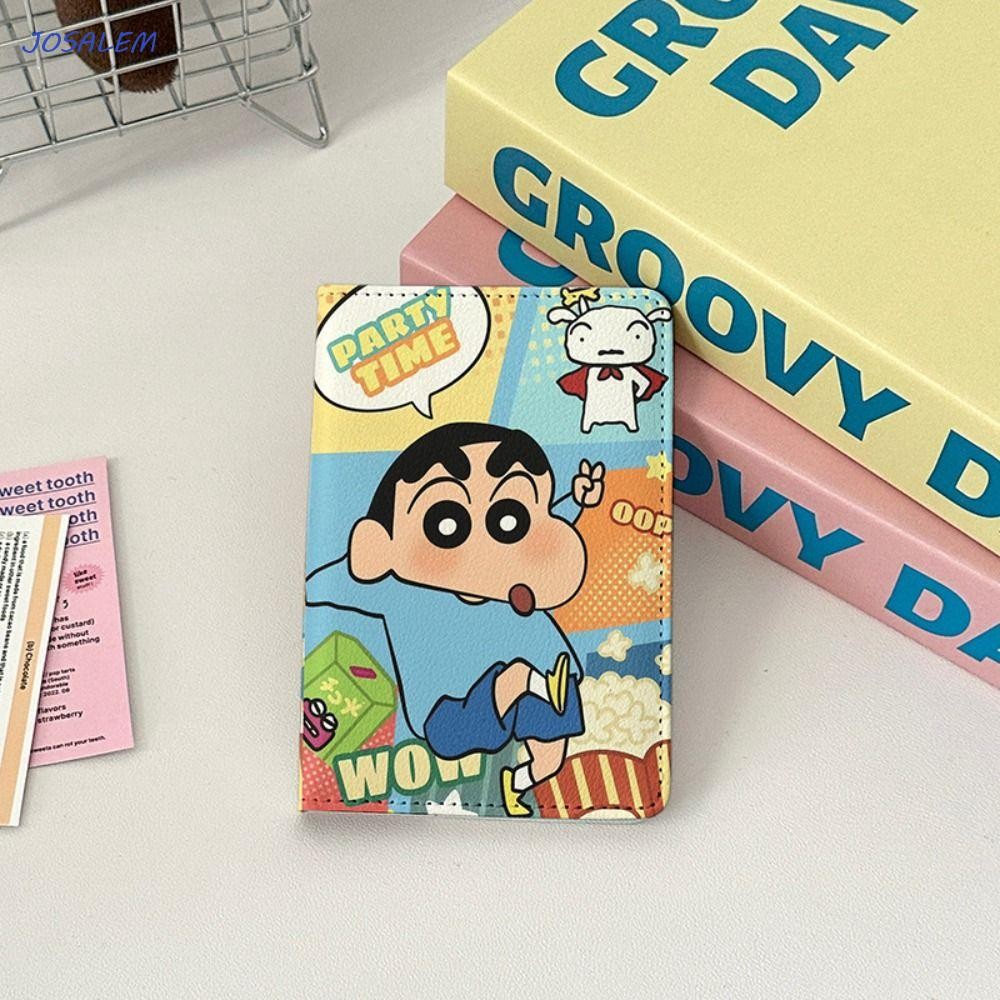 JOSALEM Crayon Shin Chan Passport Cover, Multifunctional Airplane Check ...