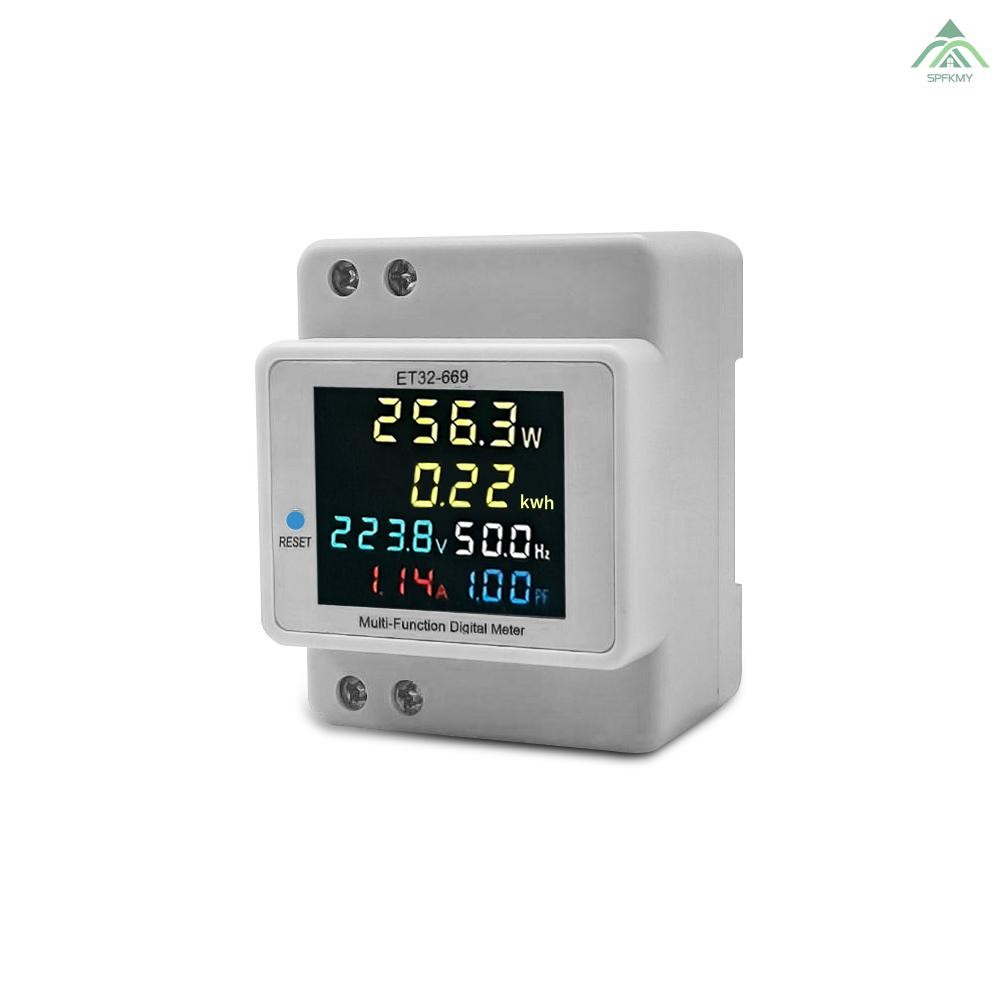Digital Single Phase Energy Meter Household Electricity Usage Monitor ...