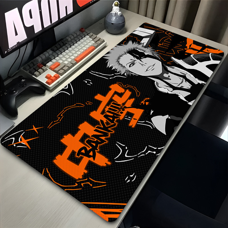 Japan Cool Anime Mouse Pad Large Skull BLEACH Keyboard Rug Laptop ...
