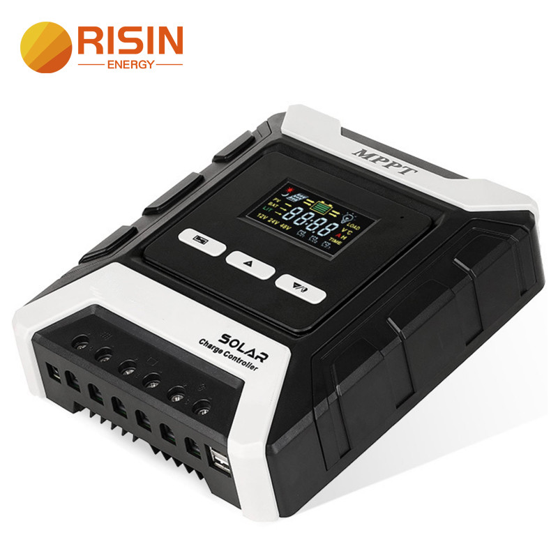 Risin 12V 24V 48V solar system Intelligent MPPT Solar Charge Controller in Photovoltaic Charger ...