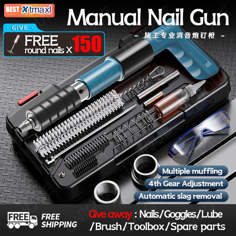 【24 Hours Delivery】 high quality Nail Gun Multifunction Fast Fastening ...