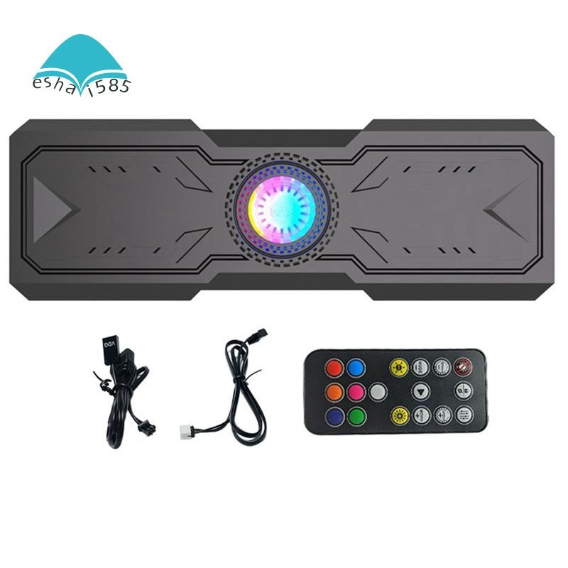 Computer Fan 4PIN PWM 5V 3PIN ARGB 9 in 1 Hub RGB Light Splitter ...