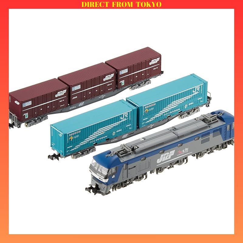 TOMIX N Gauge EF210 Container Train Set 92491 Railway Model Freight Car ...