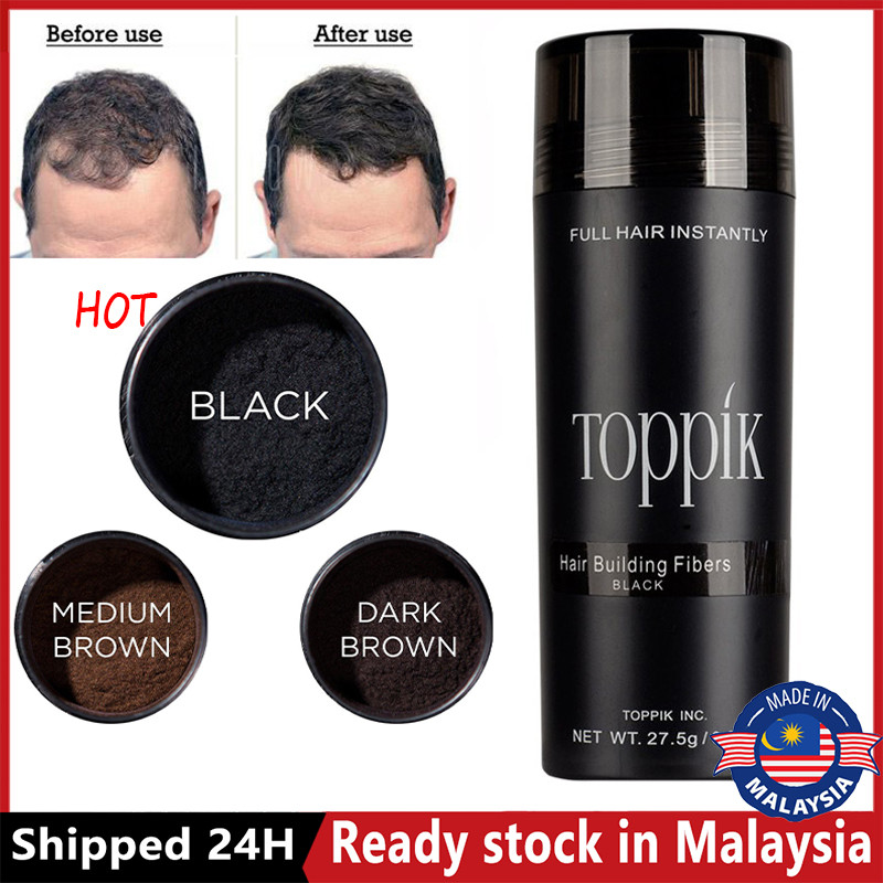 [Local Shipment] 5PCS Toppik Hair Building Fiber Powder 27.5g for Hair ...