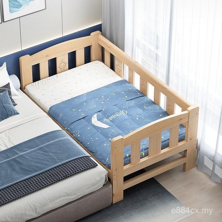 Katil jahitan kanak-kanak kayu pepejal tebal untuk lelaki dan perempuan ...