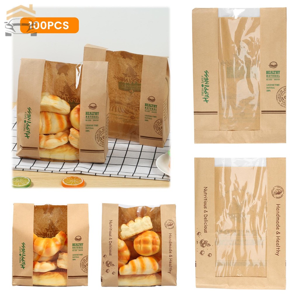 Bread Bags Paper Bread Packaging Bags Bread Paper Bags Brown Paper Bags ...
