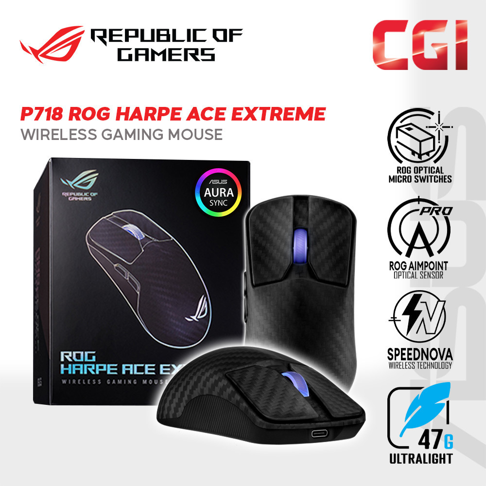 Asus ROG P718 Harpe Ace Extreme 8000Hz SpeedNova Aimpoint Pro ROG ...