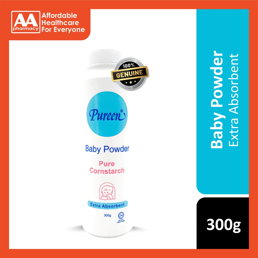 [CLEARANCE] [EXP 29/12/2025] Pureen Pure Cornstarch Baby Powder 300g ...