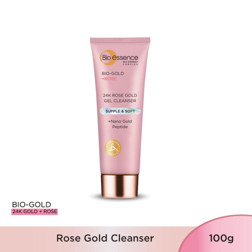 BIO-ESSENCE BIO-GOLD ROSE GOLD CLEANSER 100G | Shopee Malaysia