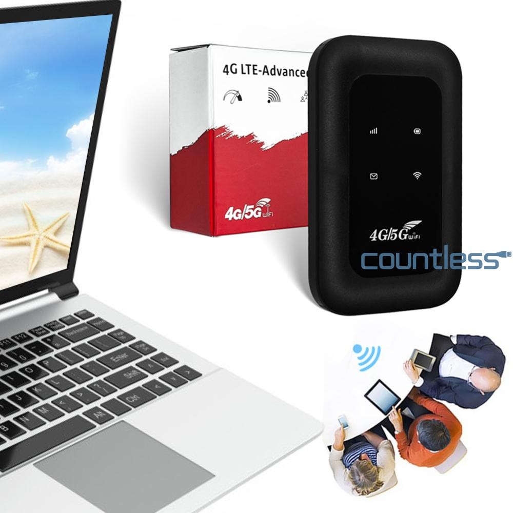 4G Lte WIFI Router Sim Card Slot Wireless Portable Router 2100mAh ...