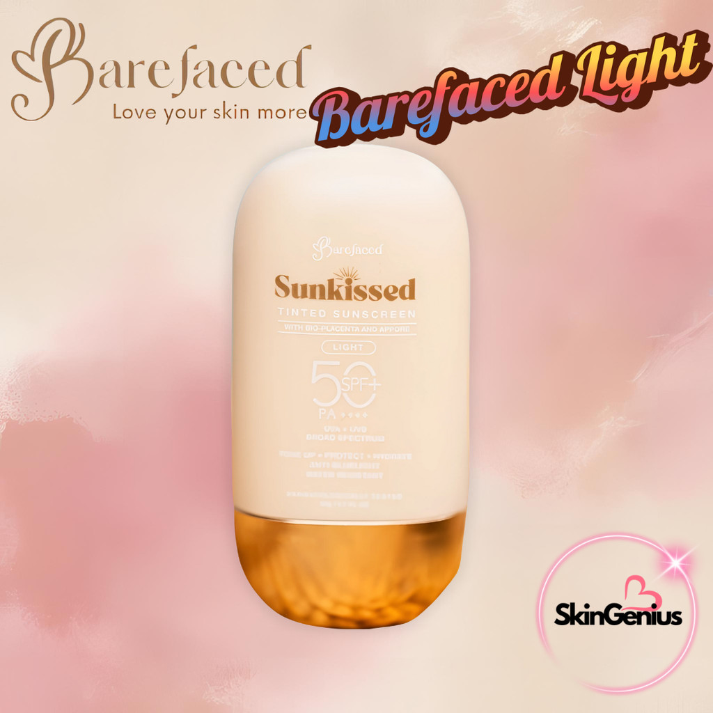 Barefaced Sunkissed Tinted-Light Sunscreen SPF50+ PA++++ 50g | Shopee ...