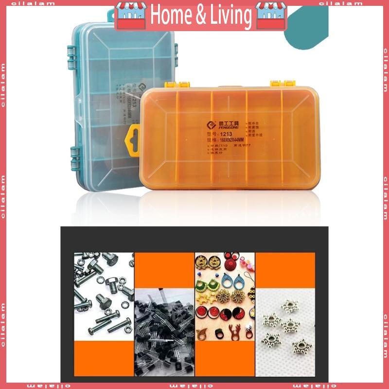 ci Double Side Screw Organizer Box with Lids Compartments Tool Bin ...