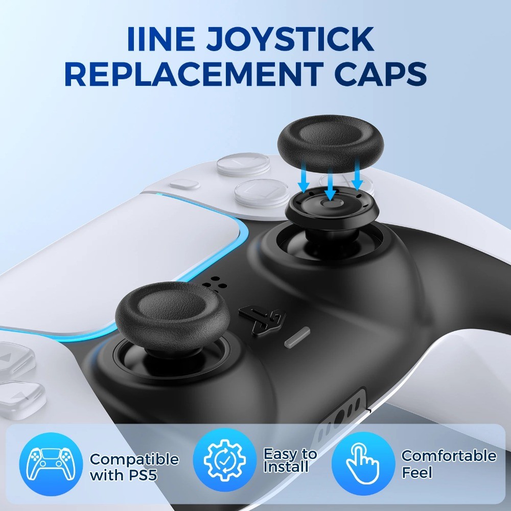 IINE 3D Analog Cap For PS5 / PS5 SLIM PRO Repair Parts Replacement ...