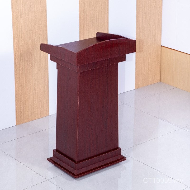 Reception Table with Wheel Conference Room Podium Table Welcome Table ...