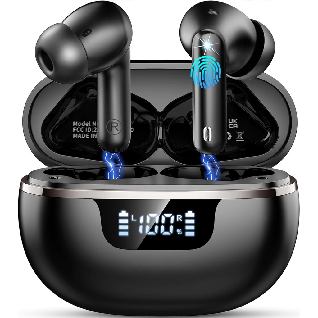 Fon Kepala Wayarles Bluetooth 5.4 Pembatalkan Bunyi, Putik Telinga ...