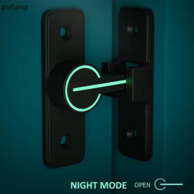 pu Luminous Door Lock Zinc Alloy 90 Degree Sliding Door Latch Heavy ...