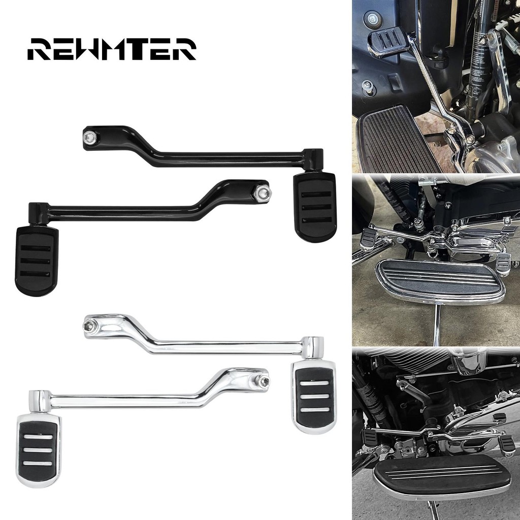 Black/Chrome Heel Toe Shifter Lever Pegs Pedal For Harley Softail Deluxe Slim 1986-2017 | Shopee ...
