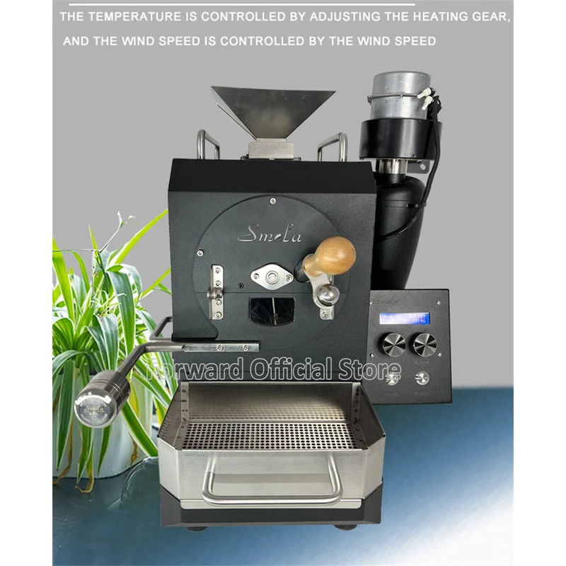 0.6KG Commercial Electric Coffee Bean Roaster Commercial Direct Fire ...